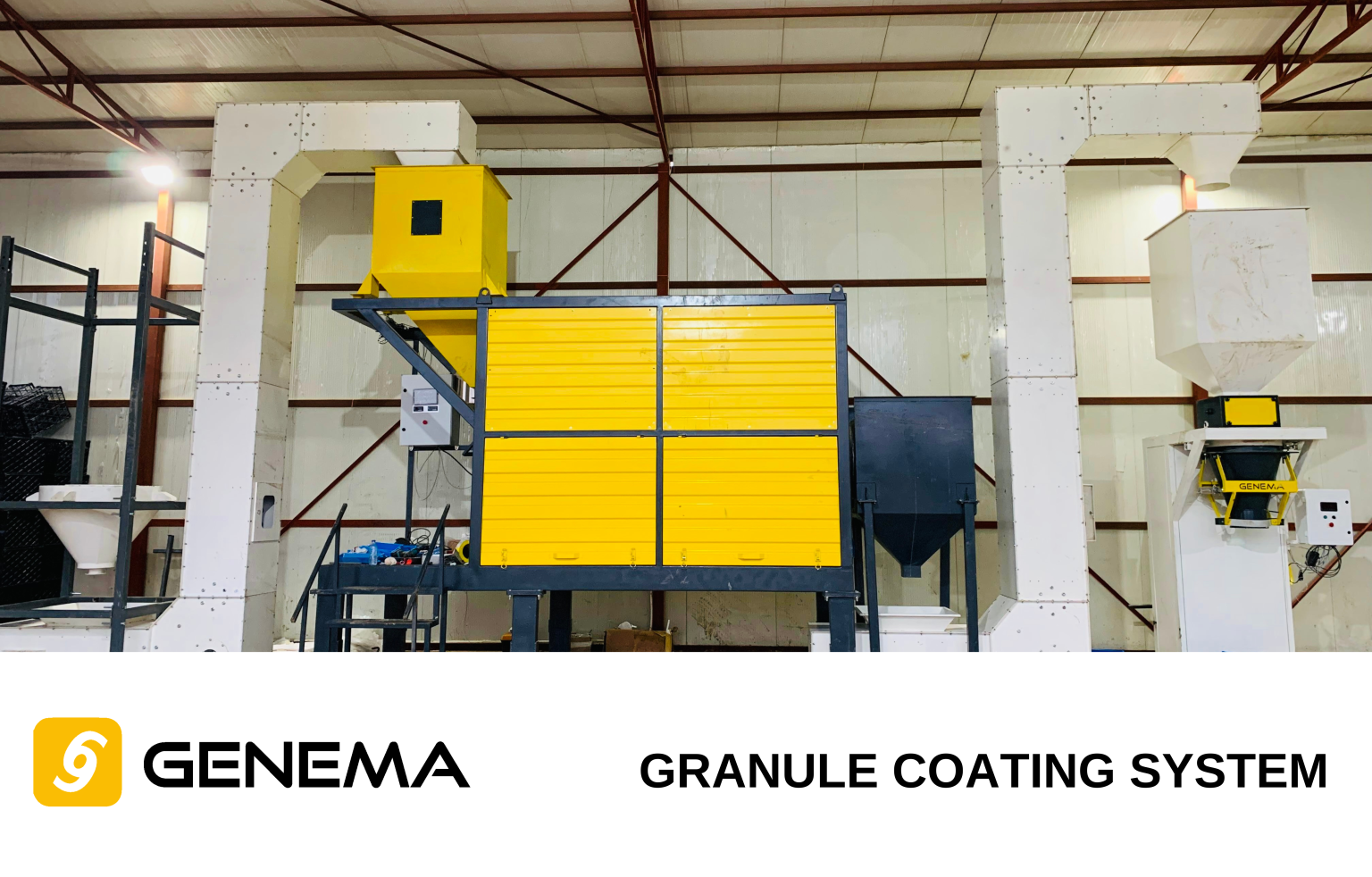 Granule Coating System - Granular Fertilizer Coating - Genema Makine